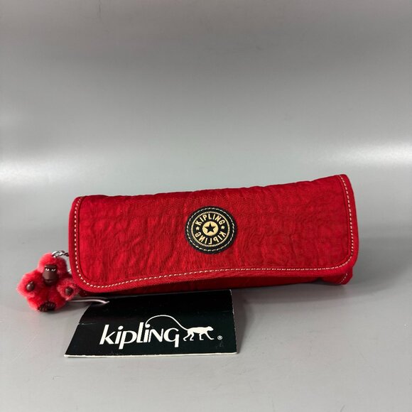 Kipling | Other | New Kipling Red Nylon Rollover Case With 8color ...